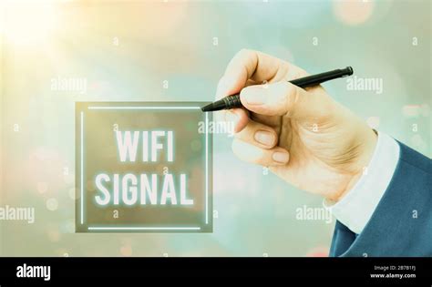 Conceptual Hand Writing Showing Wifi Signal Concept Meaning Provide