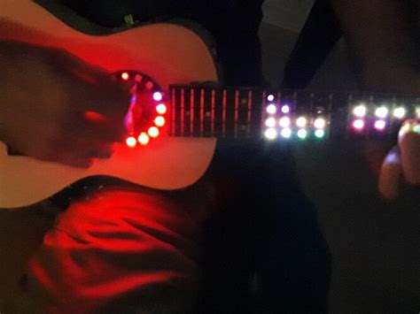 Sound Vibration Activated Neopixel Ring In Ukulele General Guidance