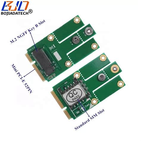 Mini Pci E Mpcie Interface To M2 Ngff Key B Wireless Adapter Card With