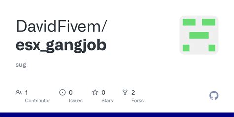 GitHub DavidFivem Esx Gangjob Sug