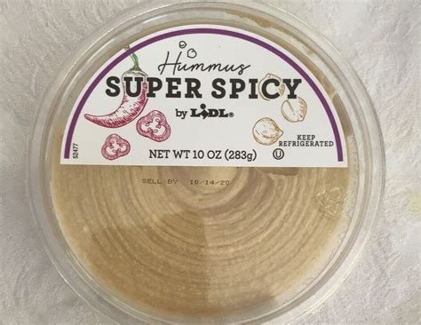 Lidl Super Spicy Hummus Fig App