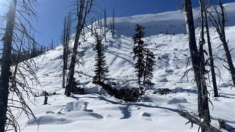 Natural Avalanche Sage Basin Gallatin National Forest Avalanche Center