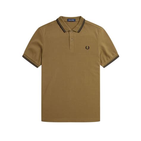 Fred Perry Polo Twin Tipped Shaded Stone
