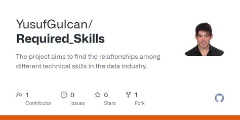 Github Yusufgulcanrequiredskills The Project Aims To Find The Relationships Among Different