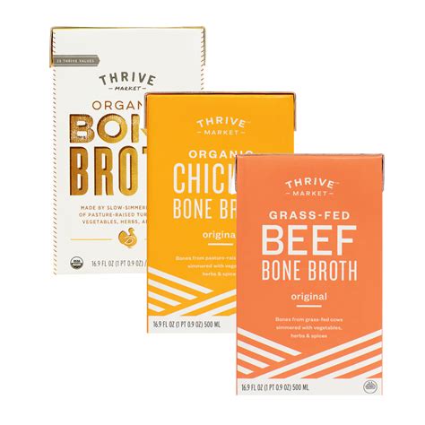 Thrive Market Brands Organic Bone Broth Bundle Thrive Market
