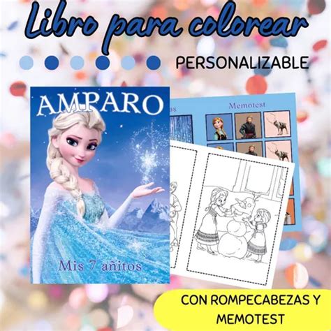 Libro Imprimible Para Colorear Frozen En Venta En Río Cuarto Córdoba
