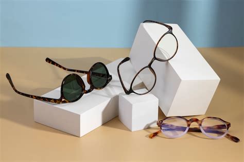 Free Photo Glasses With Slightly Rounded Frame