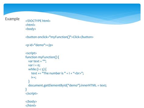 ppt loops in java script powerpoint presentation free download id