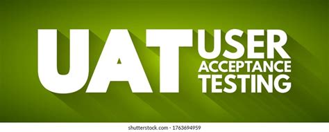 Uat User Acceptance Testing Defined Testing Stock Vector Royalty Free 1763694959 Shutterstock