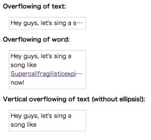 文章がはみ出したらを表示するtext overflowの使い勝手が悪いのでjQueryで書いてみたりとかCSS おれおれ Advent Calendar 2012 08日目