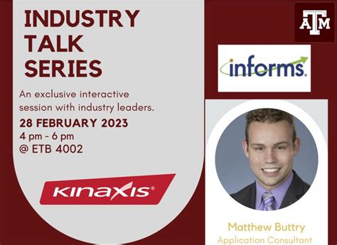 Supplychain Optimization Kinaxis Matthew Buttry