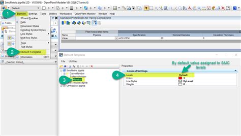 OpenPlant How To Assign Level For Structural Components In OpenPlant Modeler Communities