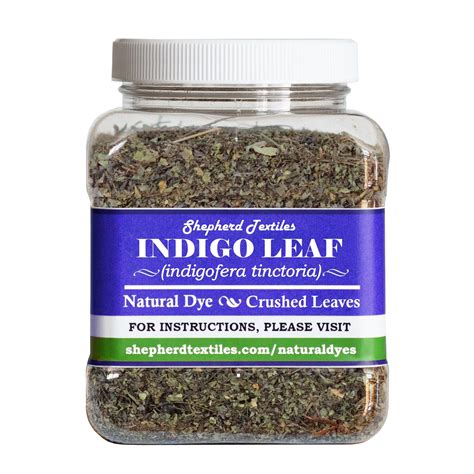 Shepherd Textiles Indigo Leaf Natural Dye Indigofera Tinctoria