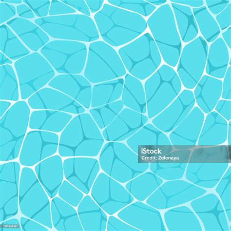 수영장 물 표면 질감의 원활한 패턴 파란색과 청록색 색상의 추상 바다 파도 배경입니다 강에 대한 스톡 벡터 아트 및 기타 이미지 강 깨끗한 맑은 하늘 Istock
