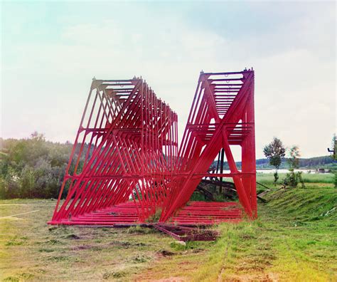 Резервные балки. Российская империя, 1909, фотограф Сергей Прокудин ...