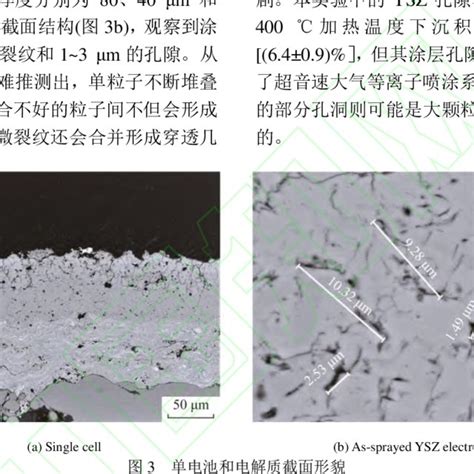 Microstructure Of The Polished Single Cell And Electrolytes Cross