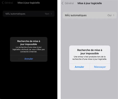 Résolu Mise à Jour Iphone Impossible Comment Réparer