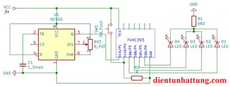 IC SN74HC393 ĐẾM BINARY 4BIT IC ĐẾM NHỊ PHÂN 4BIT