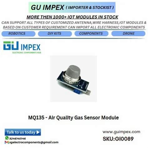 Mq135 Air Quality Gas Sensor Module Co2 Size Small At ₹ 95 In Hyderabad