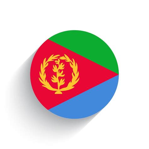 National Flag Of Eritrea Icon Vector Illustration Isolated On White