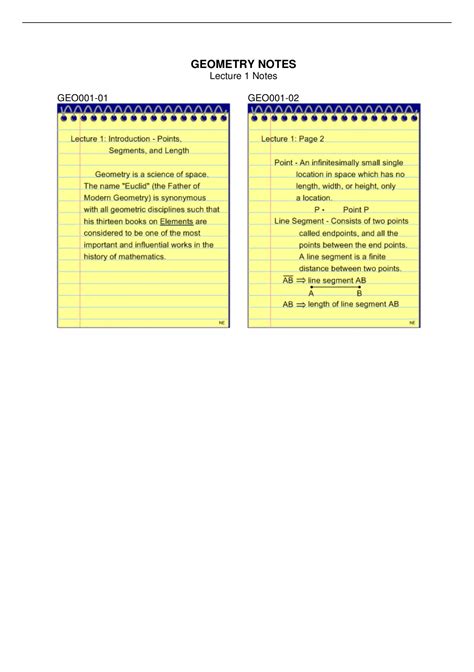 Mathematics Geometry Notes Mathematics Geometry Stuvia Us