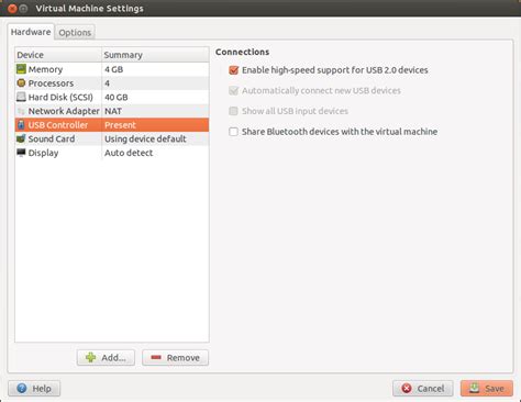 No Removable Devices In Vmware Ask Ubuntu