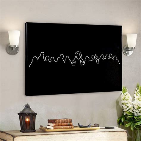 Jesus And The Last Supper Wall Art Christian Art T Jesus Painti