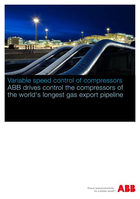 Variable Speed Control Of Compressors Abb Drives Control Th