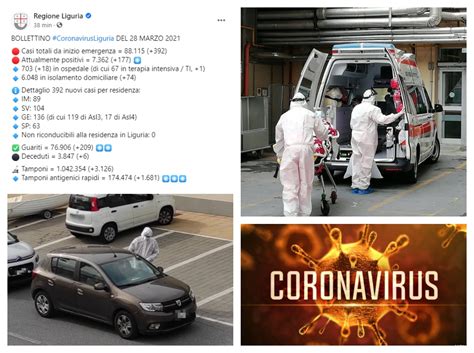 Covid 89 Nuovi Casi Nellimperiese 392 Contagi E 6 Morti In Liguria
