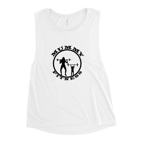 Ladies Muscle Tank Personalised Daddy Fitness