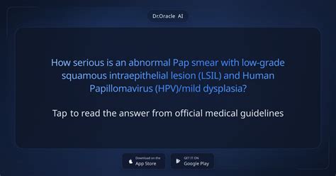 How Serious Is An Abnormal Pap Smear With Low Grade Squamous