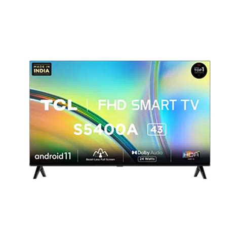 Tcl 43s5400a 108 Cm 43 Inch Full Hd Led Smart Android Tv With Dolby