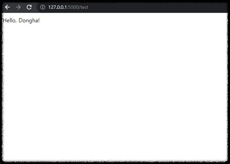 Python Flask 란