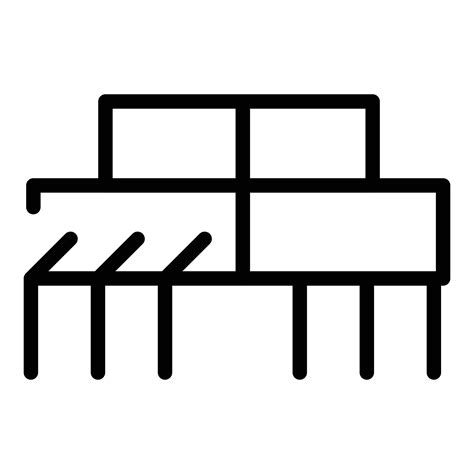 Electronic Resistor Icon Outline Style 15907389 Vector Art At Vecteezy