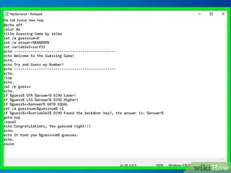 How To Make A Program Using Notepad 9 Steps With Pictures