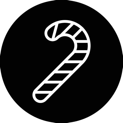 Candy Cane Vector Icon Design 22953170 Vector Art At Vecteezy