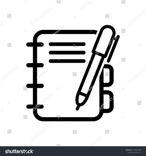 328 Logbook Icon Vector Stock Vectors And Vector Art Shutterstock