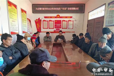 大庄镇：创新党员冬训形式 推动党员冬训走深走实图 天水在线