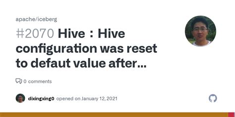 Hive：hive Configuration Was Reset To Defaut Value After Create Hiveconf