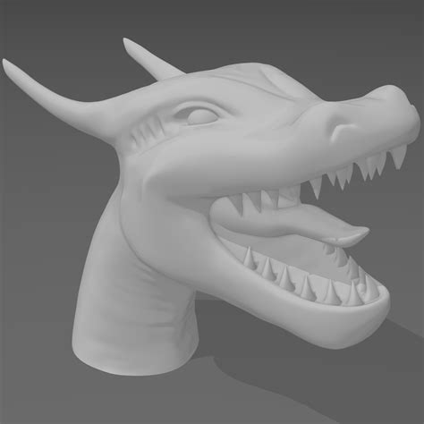 Stl File Charizard Head Bust・3d Printer Design To Download・cults