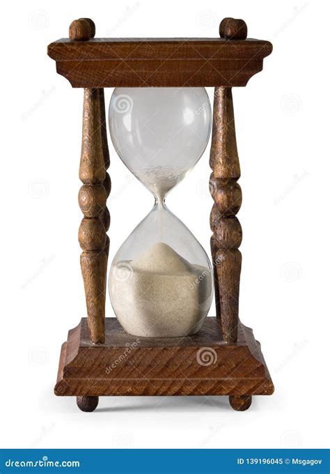 Almost Empty Sand Glass Stock Image Image Of Flowing 139196045