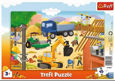 Trefl Puzzle Ramkowe Trefliki Na Budowie El Trefl Sklep