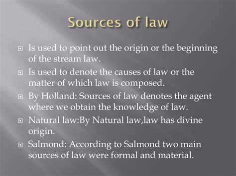 Sources Of Law Authoritative And Non Authoritative
