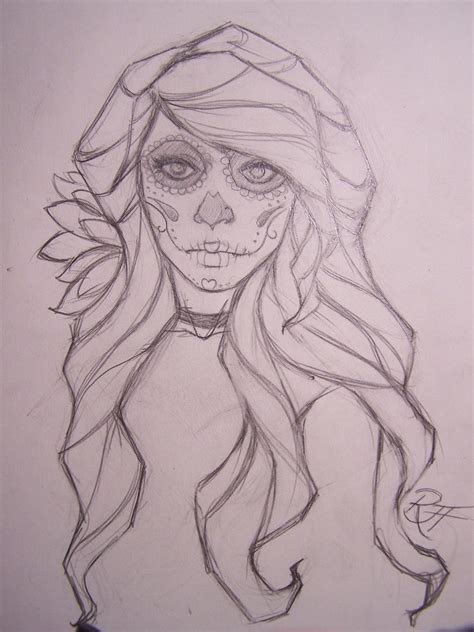Dia De Los Muertos Girl By Ravenswritingdesk On Deviantart