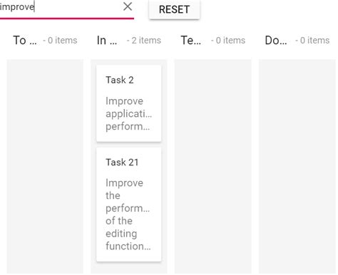 Search Cards In ASP NET MVC Kanban Component
