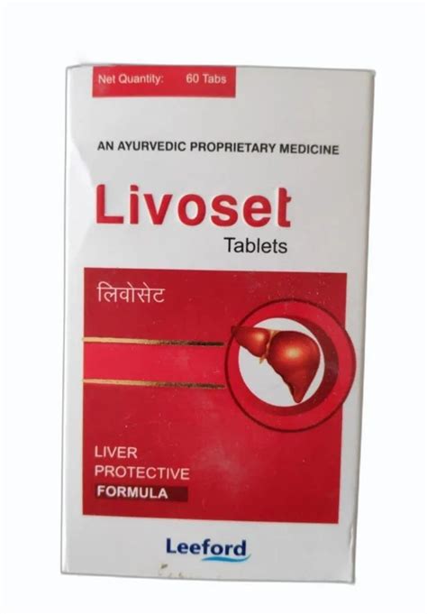 Leeford Livoset Ayurvedic Liver Tablet 60 Tablets At ₹ 80 Strip In Bhinmal