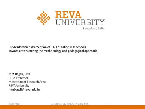 Pptx Reva University Presentation 1 Dokumen Tips