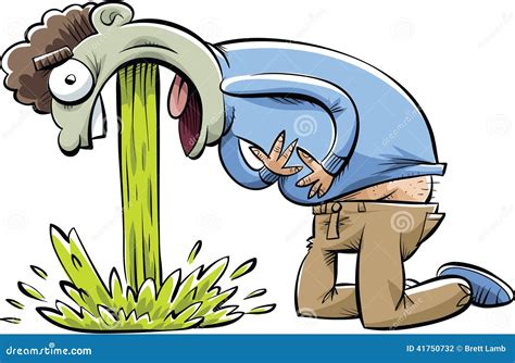 Painful Puke Stock Illustration Illustration Of Pain 41750732