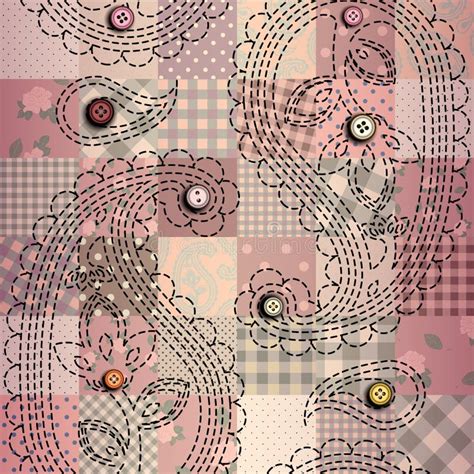 Pink Paisley Repeating Pattern Stock Illustrations 772 Pink Paisley