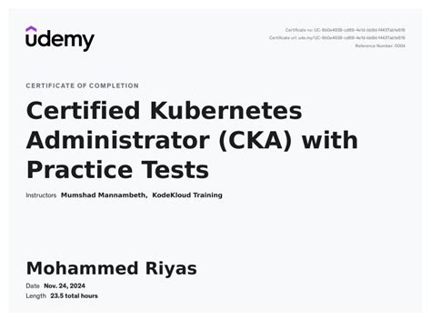 Mohammed Riyas On Linkedin Kubernetes Cka Continuouslearning